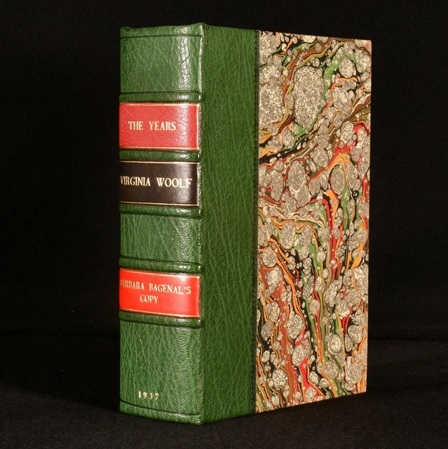 1937 THE YEARS Virginia Woolf Hogarth Press Barbara Hiles Bagenal 1st ...