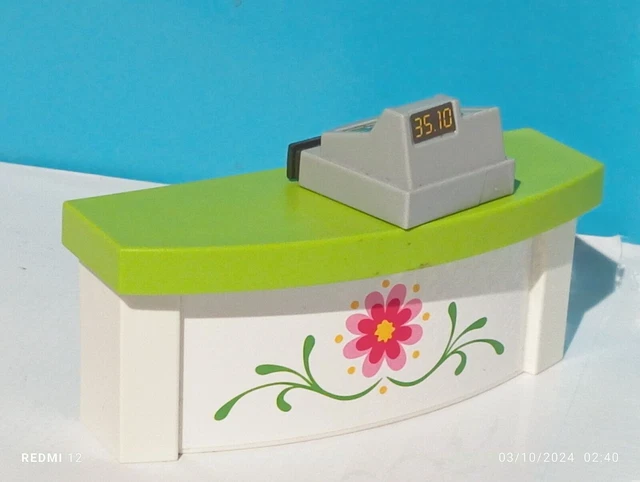 PLAYMOBIL COMPTOIR VENDEUR Caisse Enregistreuse Fleuriste Ref 70016 Jardinage EUR 3,85 - PicClick FR