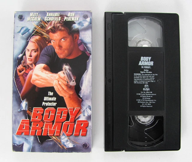 BODY ARMOR (AKA The Protector) ~ 1997 VHS (1996 Movie) TESTED Action ...
