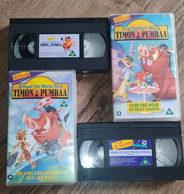 DISNEY AROUND THE World With Timon And Pumba Vhs £21.48 - PicClick UK