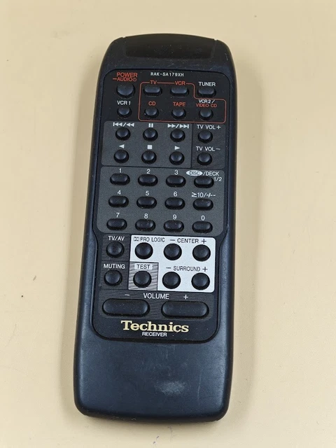 TECHNICS RAK-SA179XH REMOTE - Used, Fully Functional $57.22 - PicClick CA