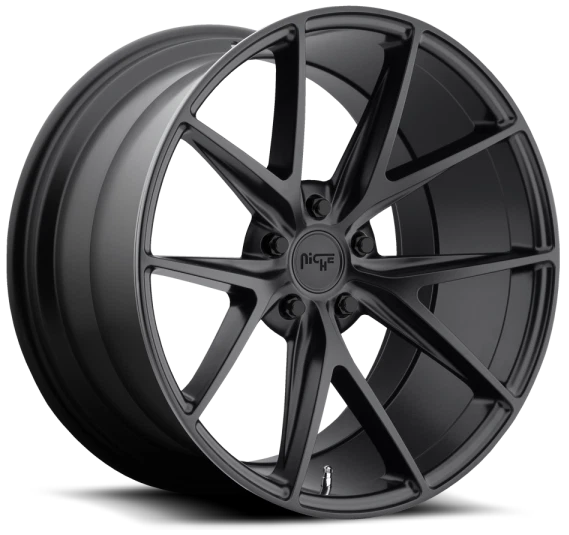 (1) 19X9.5 NICHE Wheels M117 Misano 5x114.3 ET35 Matte Black Wheel EUR ...