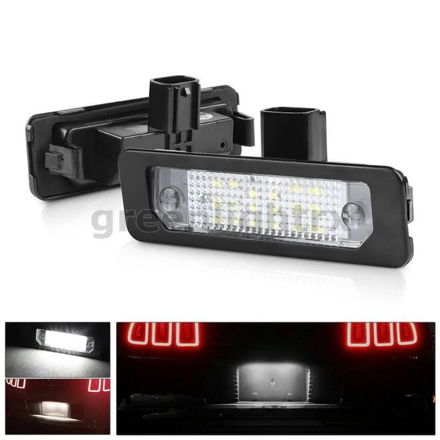 2PCS LED LICENSE Plate Tag Light Lamp For Ford Mustang Focus Fusion ...