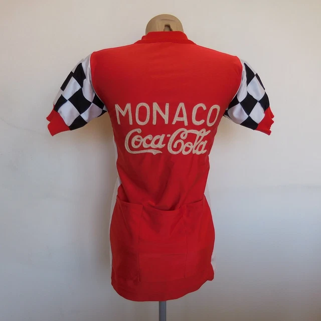 CYCLING SHORT SLEEVES Monaco Coca-Cola Patrick Nicolas 1984 $883.53 ...