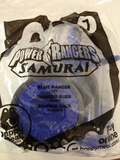 MCDONALD'S HAPPY MEAL Toy Power Rangers Samurai 'Blue Ranger' Toy #7 ...