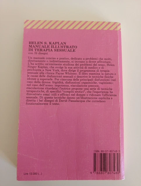 MANUALE ILLUSTRATO DI Terapia Sessuale - Kaplan - Feltrinelli - 1996 ...