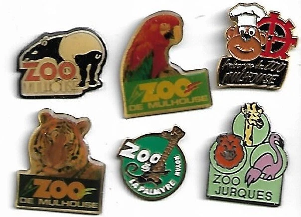 LOT DE 6 pin's animaux zoo EUR 2,40 - PicClick FR