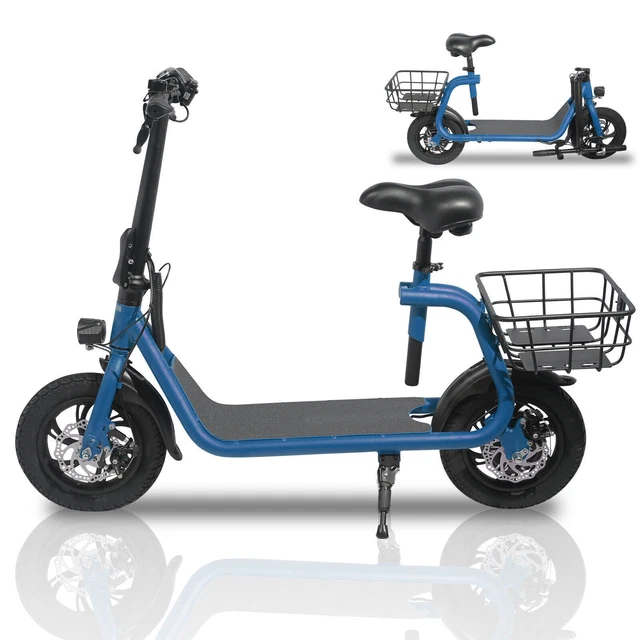 FOLDABLE ELECTRIC SCOOTER Road Scooter 12Inch Road Double disc ...