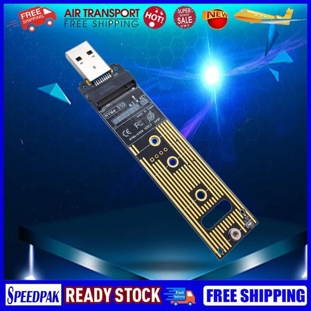 M.2 NVME TO USB Card Reader 10Gpbs Converter Reader for PCI-E/M.2 Nvme ...