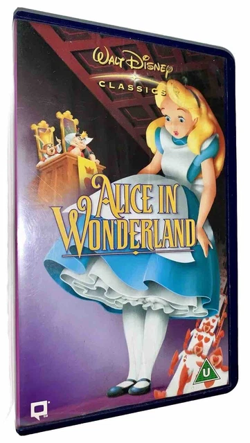 1951 ALICE IN Wonderland (VHS 2000) Classic Gold Disney 13 Holo UK Blue ...