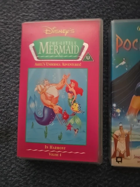 BUNDLE OF 2 Childrens Disney VHS Videos THE Little Mermaid Pocahontas £ ...