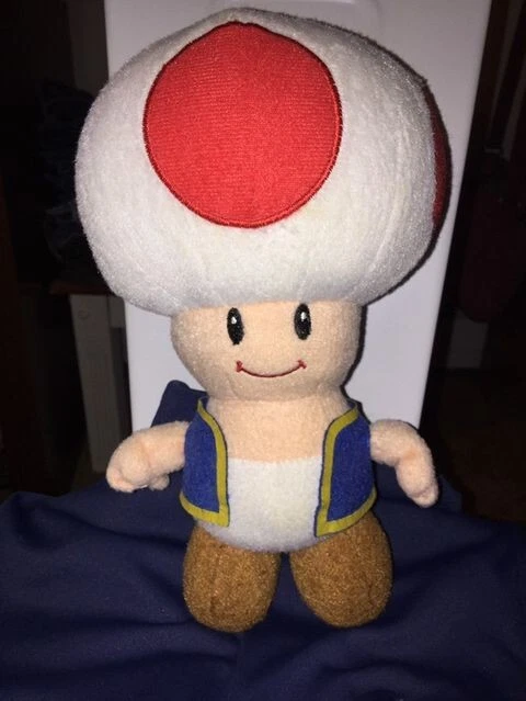 SML SUPER MARIO Bros. Toad Mushroom plush 8" Extremley Rare £76.99 ...