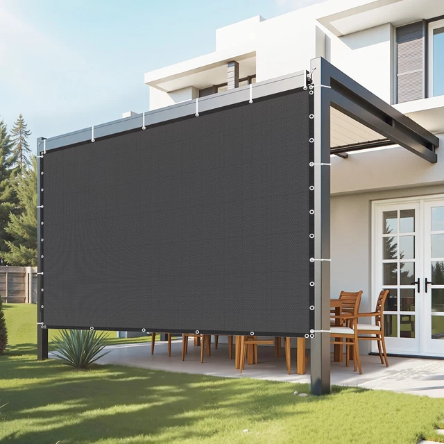 VEVOR VOILE OMBRAGE 90 % toile pare-soleil en PEHD 140 g/m² 3050 x 3050 ...