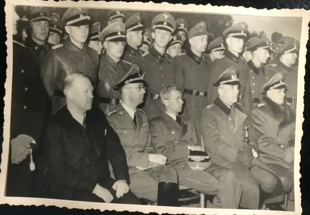 GERMAN PHOTO WW2 WWII ARCHIVE : Chef WAFFEN av Officiers WAFFEN EUR 40 ...