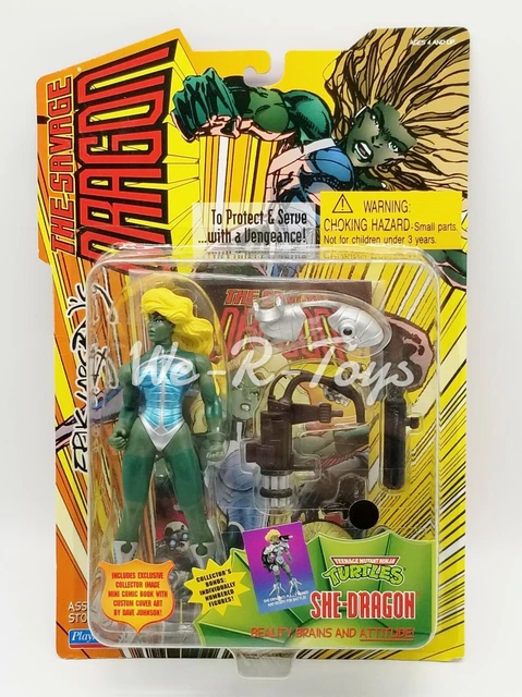 FIGURINE ARTICULÉE TMNT The Savage Dragon She-Dragon 1995 Playmates No ...
