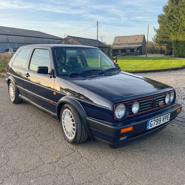 VW GOLF MK2 GTI 16v Restored In original Rare Schwartz Blue Colour £ ...