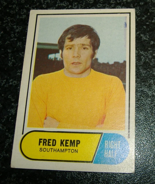 A&BC GUM FOOTBALLERS 1969 (Green Back) No75 - Fred Kemp, Southampton £2 ...