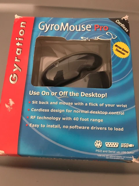 GYROMOUSE GYRO-PRO RTL in Original Einzelhandelsbox RF Technologie ...