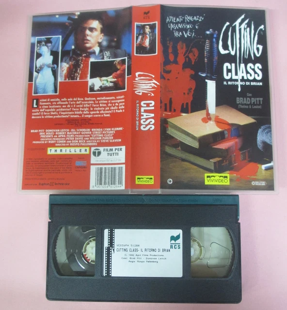 VHS FILM CUTTING CLASS Il ritorno di brian 1994 Brad Pitt VIVIVIDEO (F164)no dvd EUR 24,99 ...