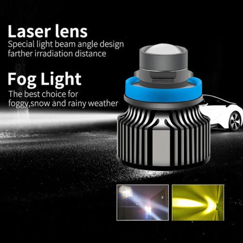 PROJECTOR LENS FOG Light Lamp Headlight Bulbs H11 H7 9005 9006 9012 LED ...