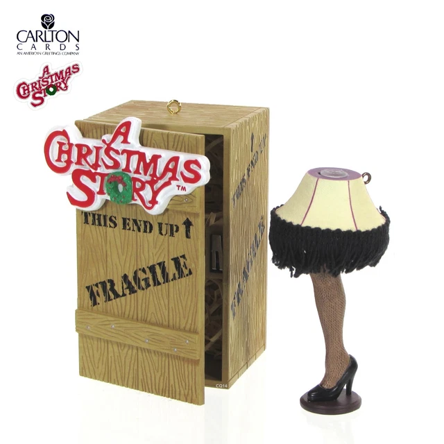 CARLTON CARDS A CHRISTMAS STORY - MAJOR AWARD LEG LAMP 4" Ornament ...