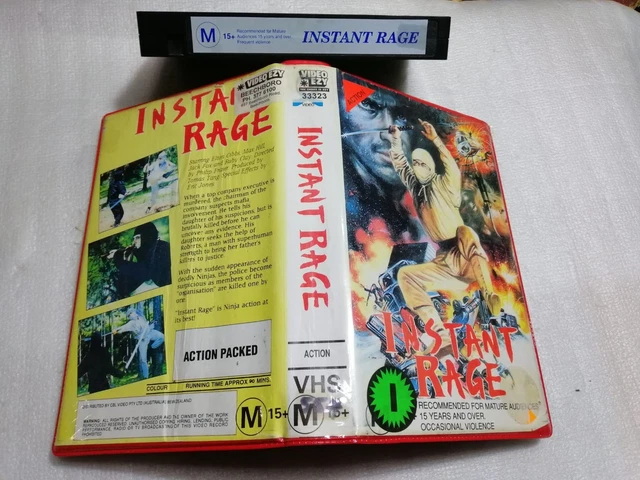INSTANT RAGE - RARE FIND 1989 Australian CBL Video Vhs PAL Format Issue ...