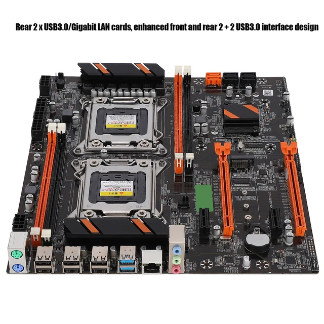 DESKTOP MOTHERBOARD DUAL Socket Built In Rear 2 X USB3.0/Gigabit LAN ...