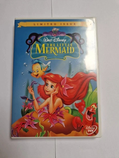 THE LITTLE MERMAID DVD Limited Issue (1989, Walt Disney) FREE SHIPPING ...