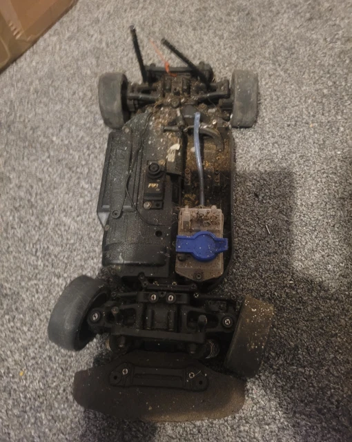 RARE TAMIYA NITRO rc touring car roller missing engine full restoration ...