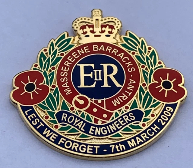 ROYAL ENGINEERS REGIMENT ANTRIM BARRACKS REMEMBRANCE BRITISH ARMY udr ...