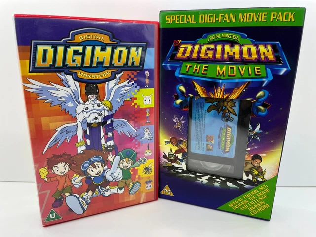DIGIMON DIGITAL MONSTERS Vol. 4 & Poster + Digimon The Movie - VHS ...