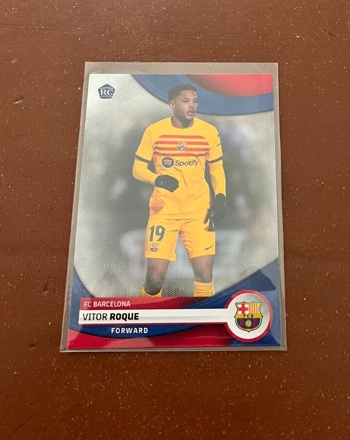 TOPPS BARCELONA SET Squadra 23/24 - Vitor ROQUE - Rookie RC EUR 1,00 ...