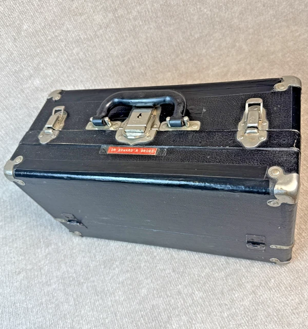 VTG BLACK EAGLE Lock Co. House Call Doctor Bag Tackle Hard Case Medical ...