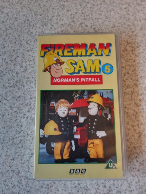 FIREMAN SAM 5 NORMAN'S PITFALL VHS Video 1990 Tape NM RARE BBC £9.99 ...