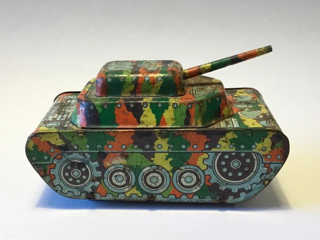 VINTAGE TIN PLATE Model Tank 226 Codeg 1950’s, Military Vintage Toy ...