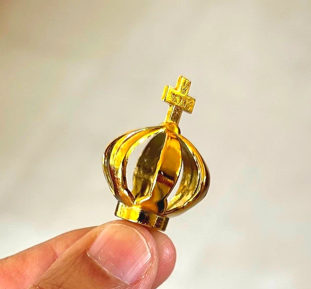 SMALL GOLDEN CROWN Saint statues, Virgin, Our Lady of FATIMA,Infant ...