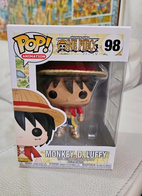 MONKEY D LUFFY One Piece 98 Funko Pop Vinyl New in Mint Box + Protector ...