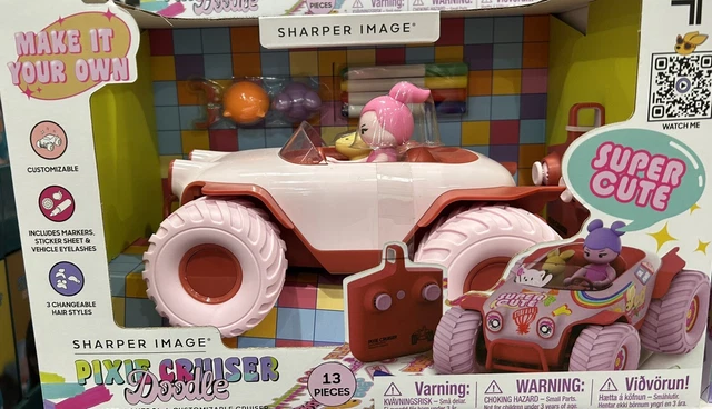 SHARPER IMAGE PIXIE Cruiser Doodle 13 Piece RC Customisable Car £39.99 - PicClick UK