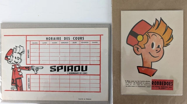 2 ANCIENS BUVARDS du journal de spirou années 50-60' EUR 35,00 - PicClick FR