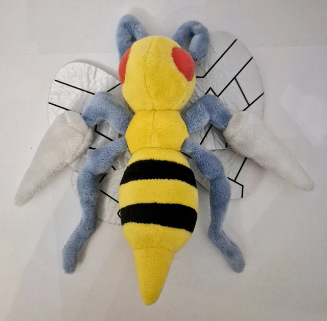 POKEMON BEEDRILL KANTO Sitting Cuties Plush Soft Toy Beanie 19cm £13.99 ...