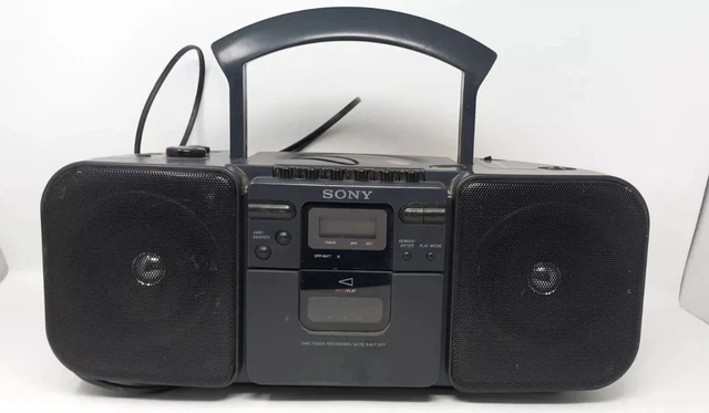 SONY CFD-20L BOOMBOX Stereo CD Player and Radio Cassette (tape Not ...
