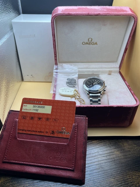 OMEGA SPEEDMASTER DATE Watch With Box + Pictograms /Reference 3513.50 ...