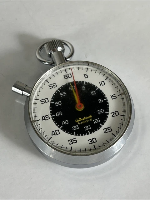 GALLENKAMP 7 JEWEL Wind Up Vintage Stop Watch #254 £19.88 - PicClick UK