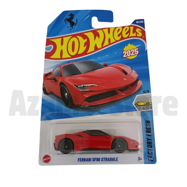 HOT WHEELS NEW Case J 2025 Ferrari SF90 Stradale Red Ready Stock In ...