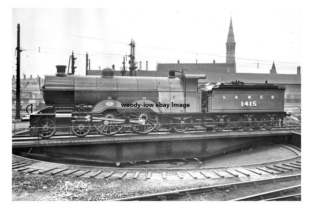 PT0747 - LNER Steam Train on Turntable at Doncaster Yorkshire - Print ...