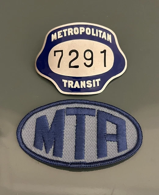 BOSTON MTA MBTA hat badge subway trolley bus streetcar and patch $40.00 ...