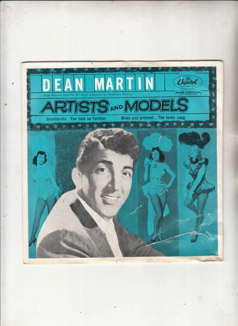 RARE-ARTISTS AND MODELS-1955-[DEAN Martin]-Movie Soundtrak-2817- 7'' EP ...