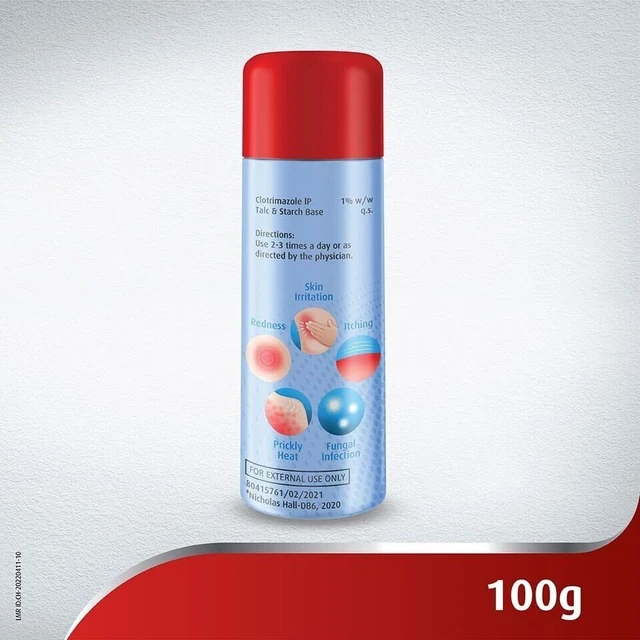 CANESTEN ANTIFUNGAL DUSTING Powder 100gm For Fungal Infections Redness ...