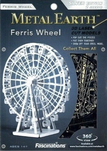 GRANDE ROUE - Ferris Roue Metal Earth 3D Model Kit Fascinations EUR 23 ...
