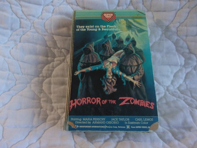 HORROR OF THE Zombies Vhs Super Video Clamshell Amando De Ossorio Blind ...